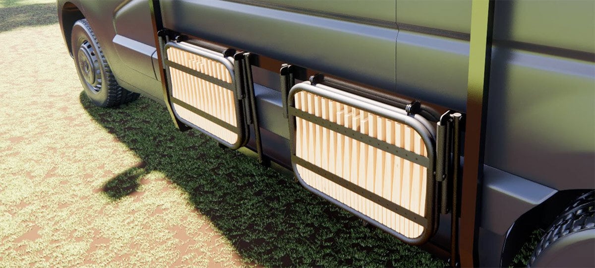 How design students would use our folding brackets in vans